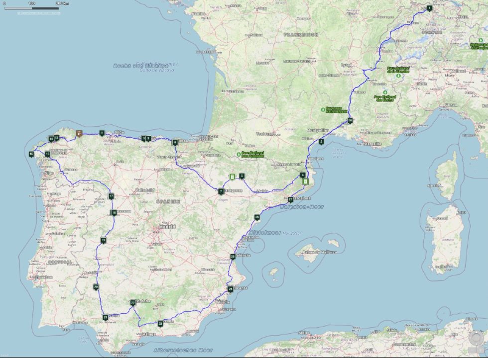 Spanien Rundreise | Birds on the Fly